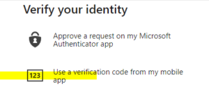 How to Use Microsoft Authenticator One-Time Code – WCSU Support